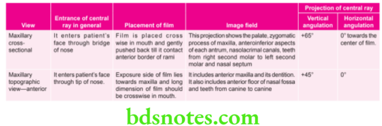 Occlusal Radiography - BDS Notes