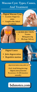 Mucous Cyst: Types, Causes, And Treatment - BDS Notes
