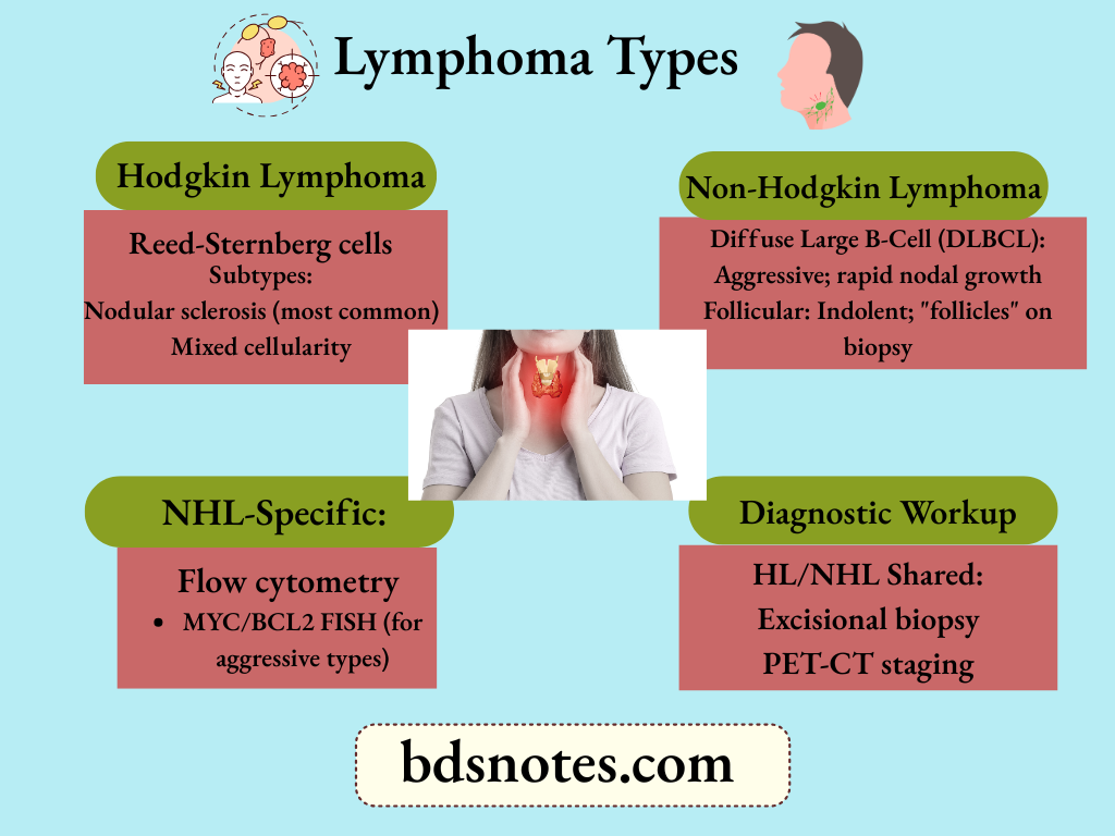 Lymphoma Types - BDS Notes